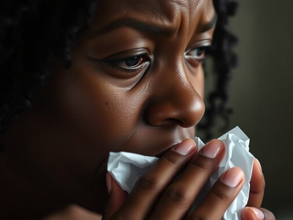 black-woman-crying-with-tissues – End Workplace Abuse